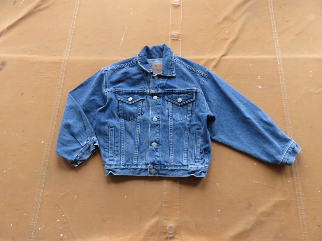 XXS / XS 80s Gap Denim Jean Jacket / 1980s 1990s the Gap Trucker Jacket ...