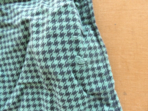 Children's 40s / 50s Flannel Overalls / Homemade Hand… - Gem