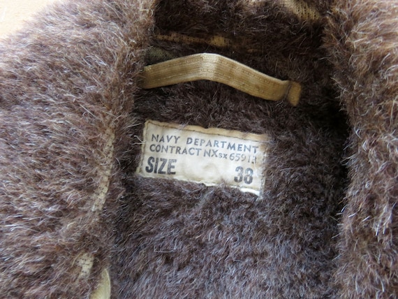 Small / Size 38 40s US Navy N1 Deck Jacket / N-1 Deck… - Gem