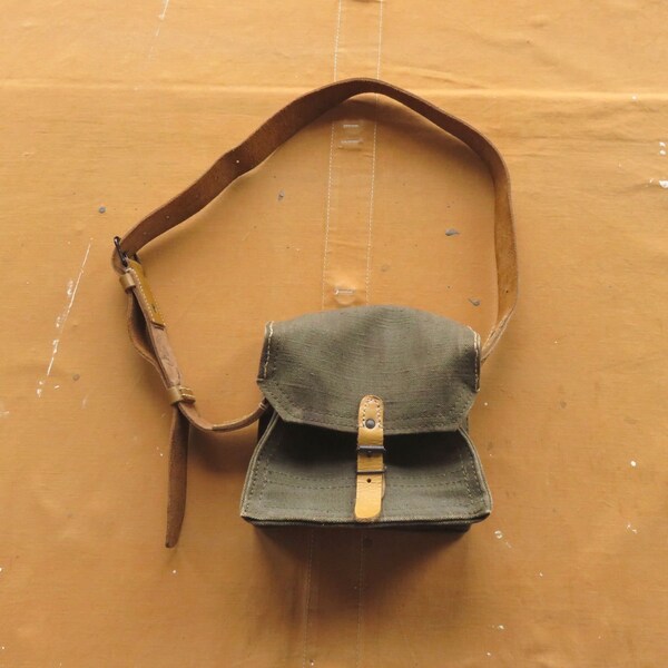 Leather Military Bag - Etsy