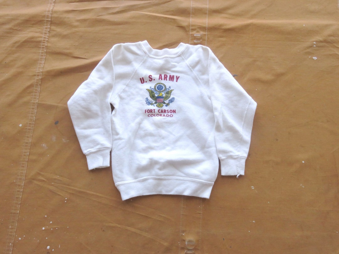 Children's 50s / 60s US Army Fort Carson Colorado Sweatshirt / 100% ...