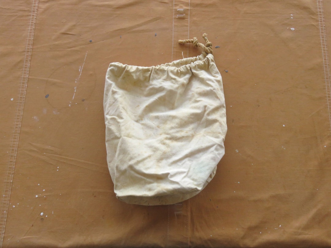 Vintage 40s / 50s US Navy Canvas Stuff Sack / 1940s 1950s Duffel Ditty ...