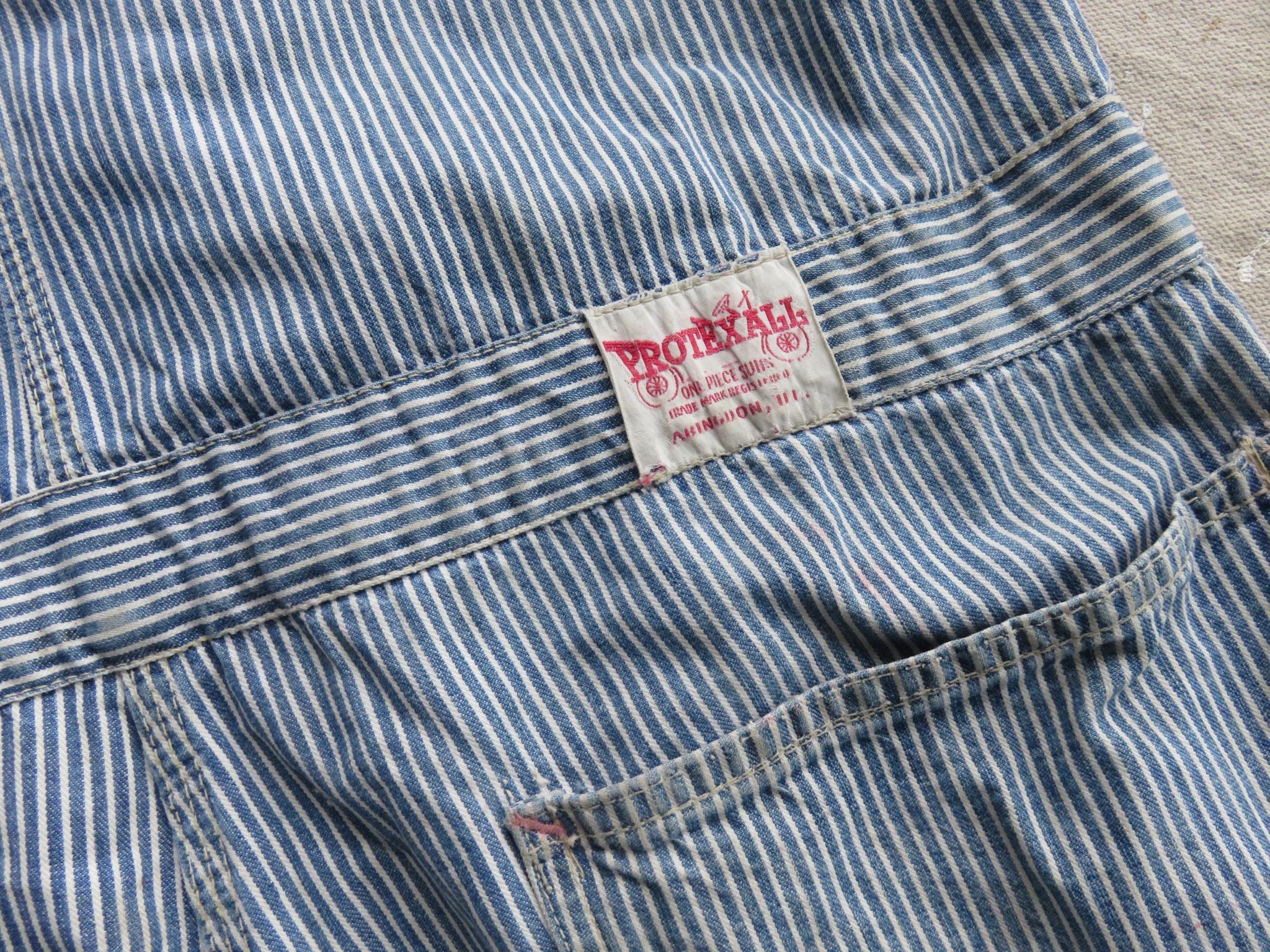 Medium 50s John Deere Coveralls / 1950s Protexall Chainstitch ...