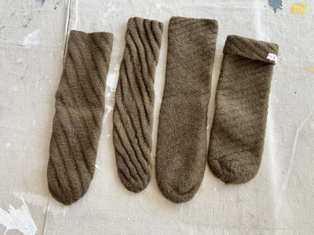 Antique Red Cross WWI Wool Knit Socks / Army Military Red Cross ...