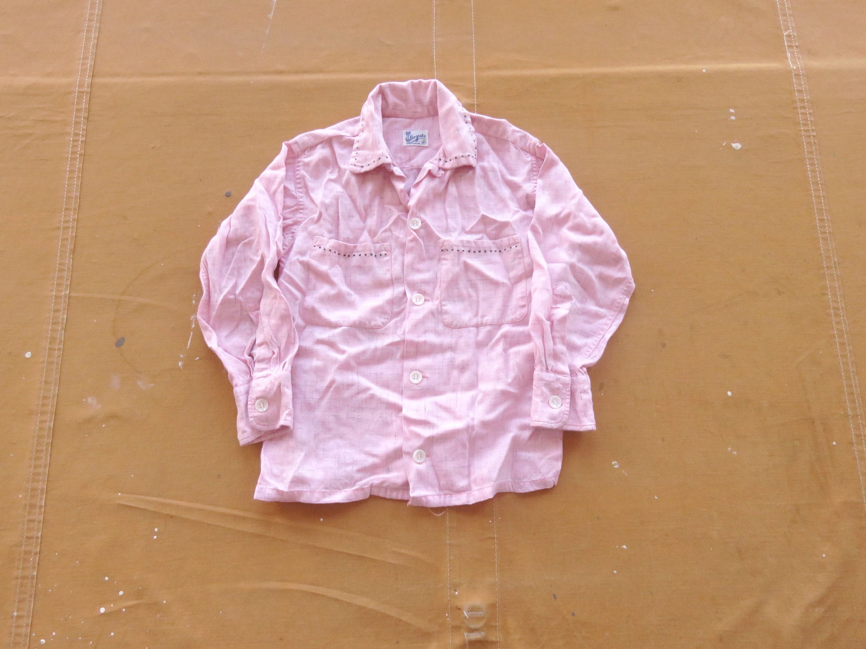 50s Gabardine Shirt - Etsy 50s Gabardine Shirt - Etsy