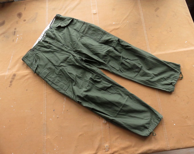 XXL 50s US Army M-51 Cargo Pants / M51 Field Combat Cotton Uniform Trousers 40 41 42 43 44 1950s ...