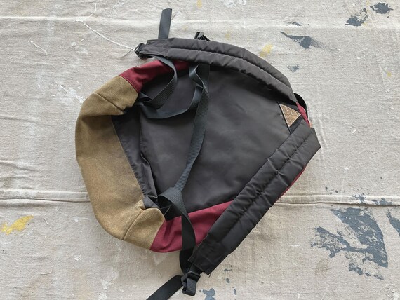 Vintage 90s Outdoor Products Leather Bottom Backpack … - Gem