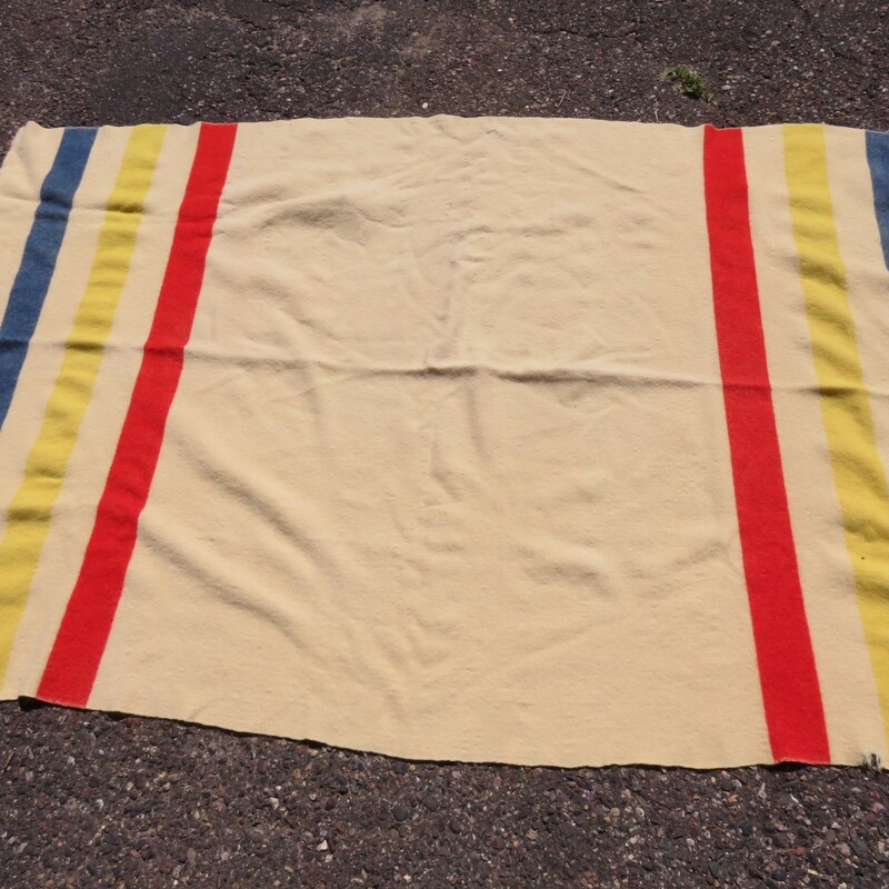 Striped Wool Blanket - Etsy