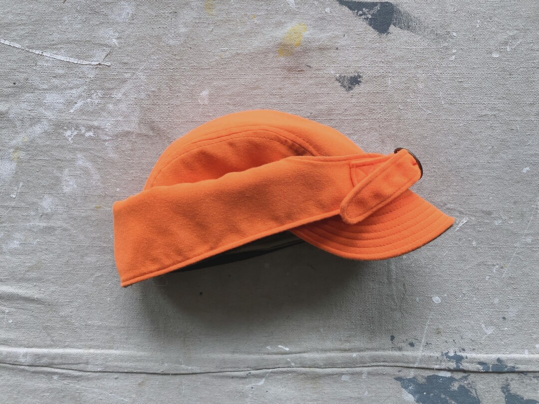 XXL Vintage Filson Blaze Orange Hat / Wool Lined Wildfowl Winter ...