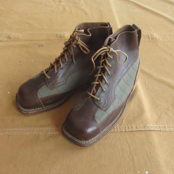 Canvas Work Boots - Etsy