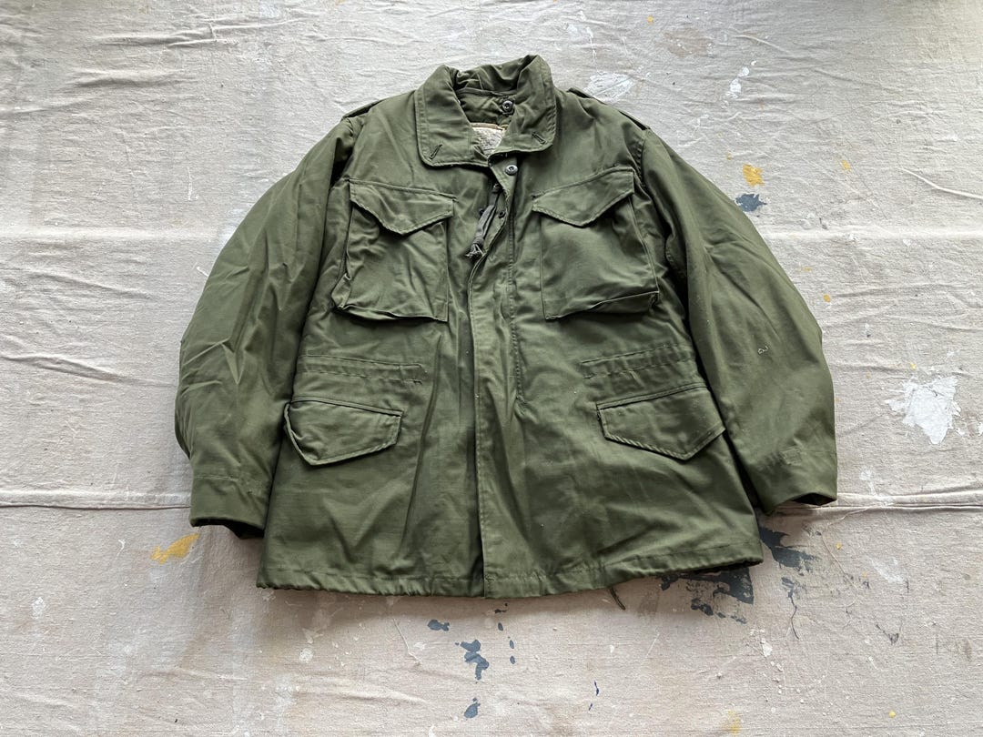 Medium 80s US Army M65 Field Jacket / With Liner John Ownbey Mint ...
