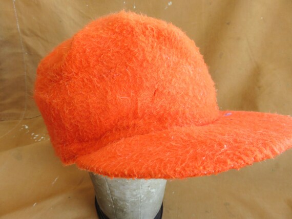 Blaze Orange Cap With Ear Flaps