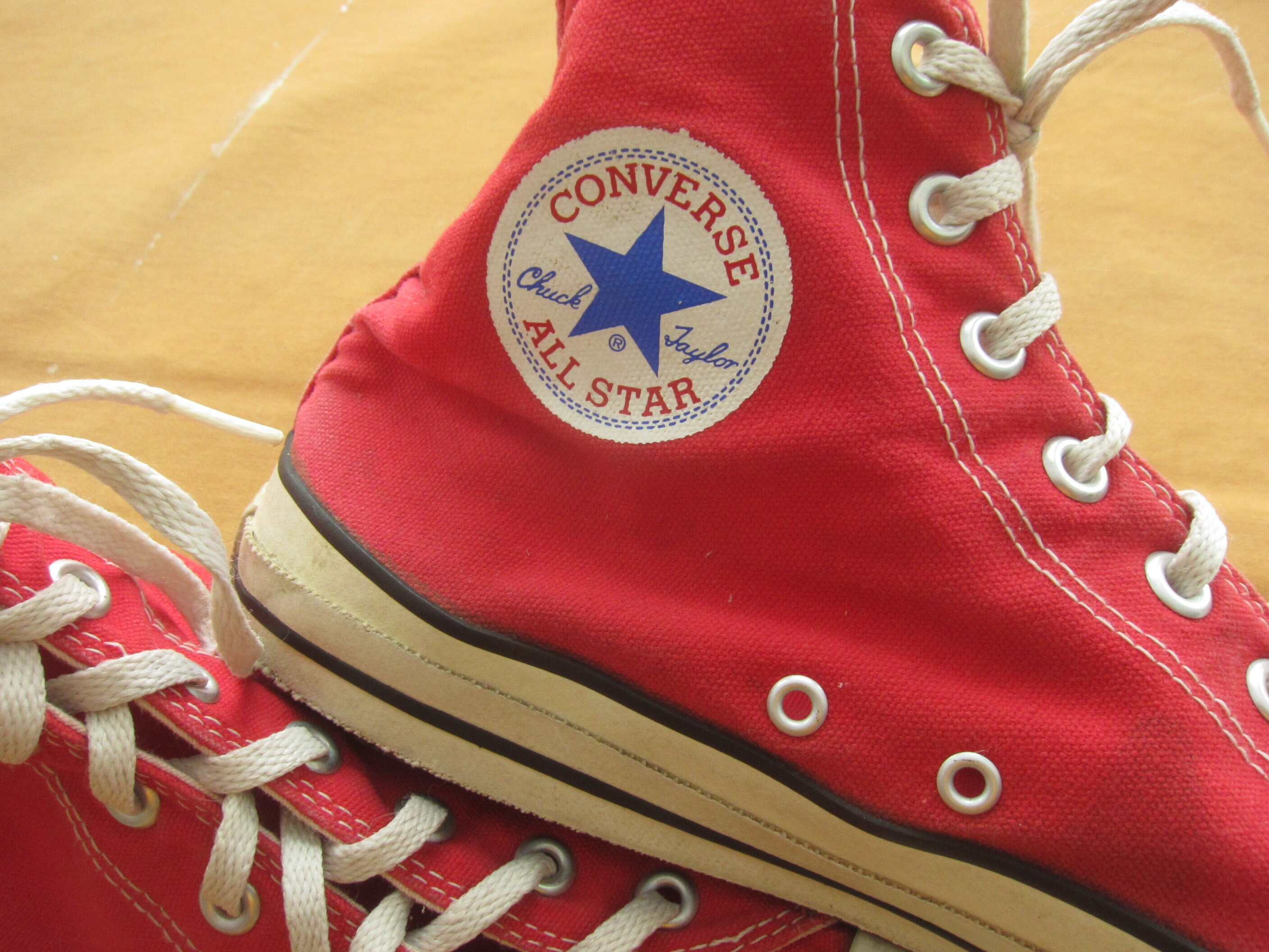 激安売上 Star メンズ Converse All Star Hi Red MADE IN USA 90s ファッション Hi - メンズ