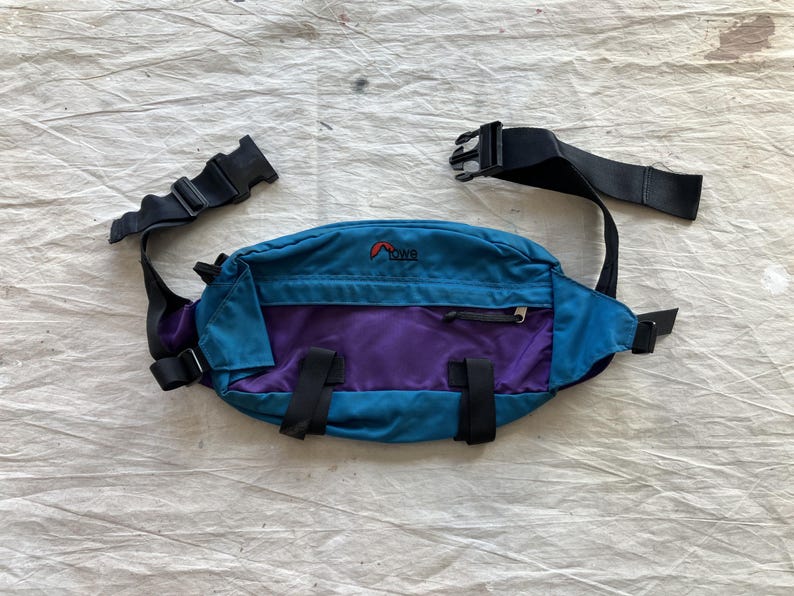 Vintage Lowe Alpine Hiking Fanny Pack / Side Bag Fannypack 1980s 1990s ...