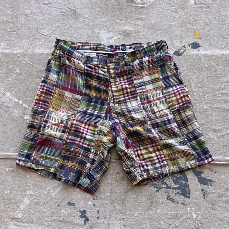 Madras Plaid Shorts - Etsy