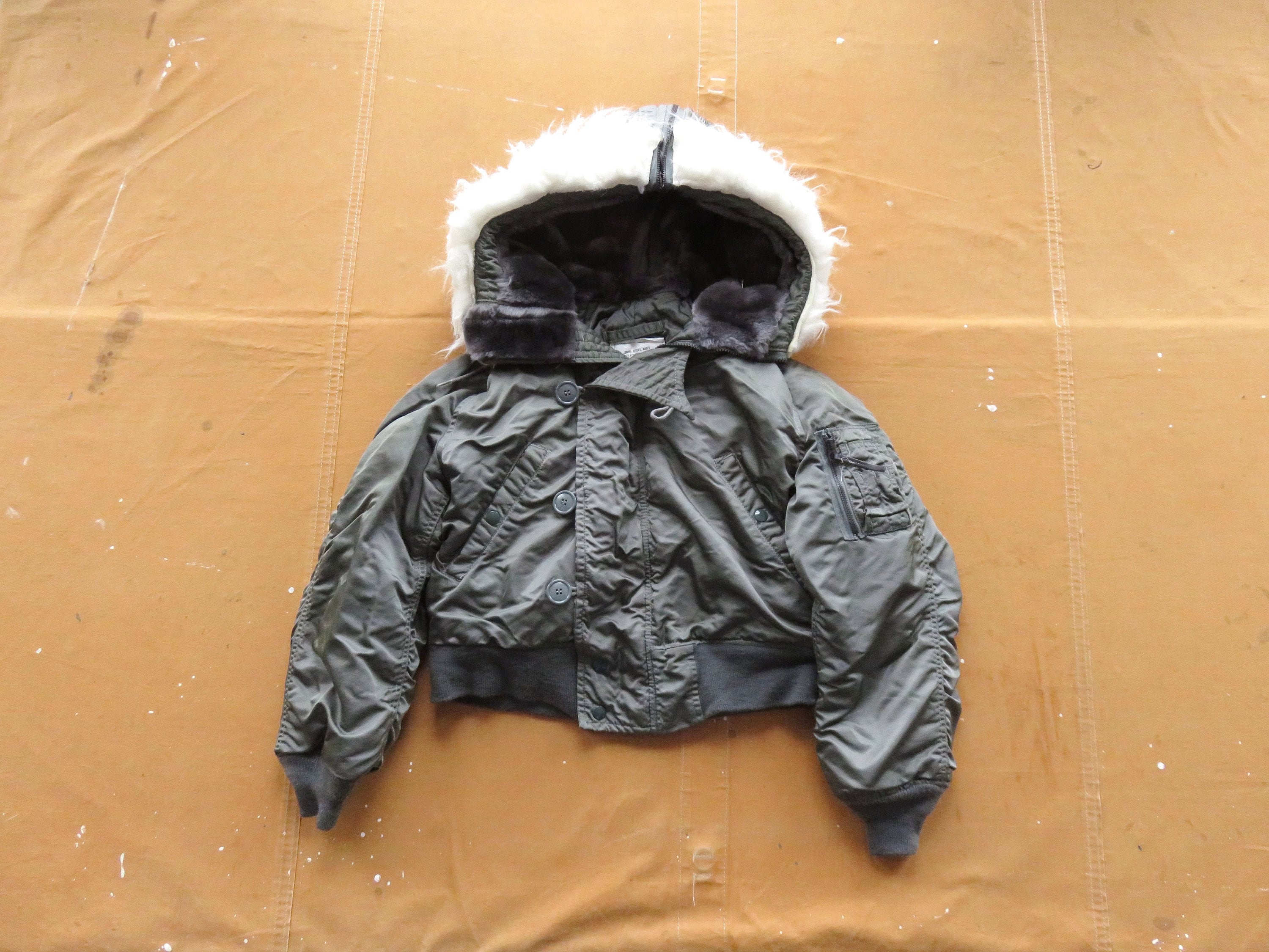 Small 80s US Air Force N-2B Flight Parka / N2B 1980s Alpha Small 80s US Air Force N-2B Flight Parka / N2B 1980s Alpha