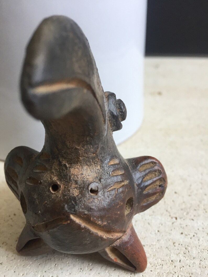 Vintage COLIMA Folk Art Pottery Bird Goat Fish Effigy - Etsy