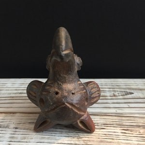 Vintage COLIMA Folk Art Pottery Bird Goat Fish Effigy - Etsy