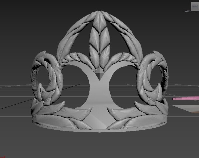 Princess Fiona Crown 3d Model Shrek | Etsy