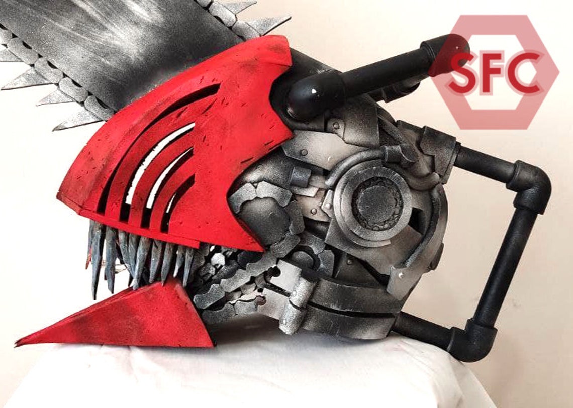 Chainsaw Man Denji head cosplay mask | Etsy