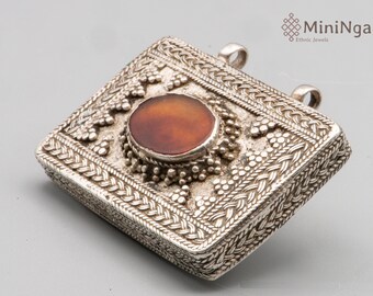 Silver Amulet Case - Etsy