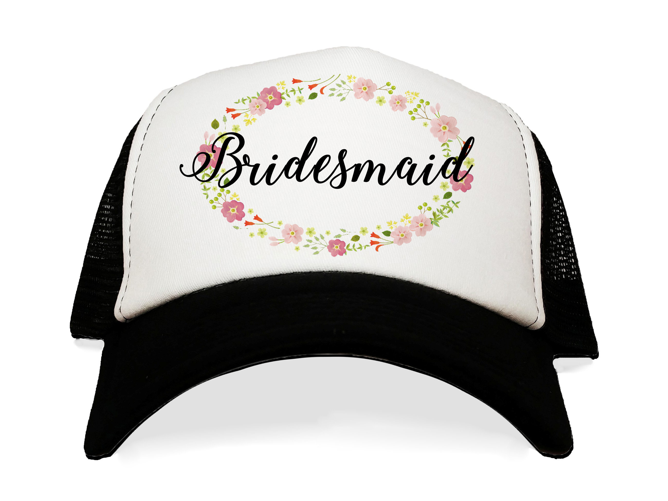 Matron of Honor Hat. Floral Wreath Wedding Party Hat Set. Hat. Baseball ...