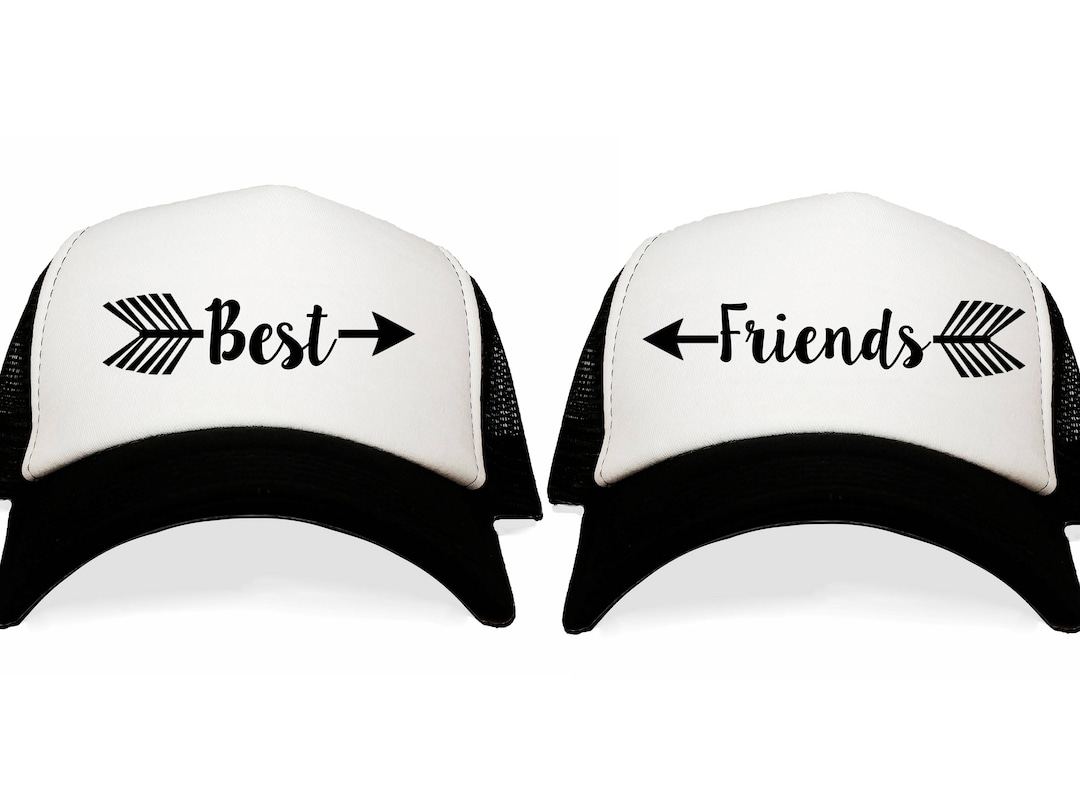 Best Friends Hats. BFF Besties Hat Set. Gift for Girlfriends ...