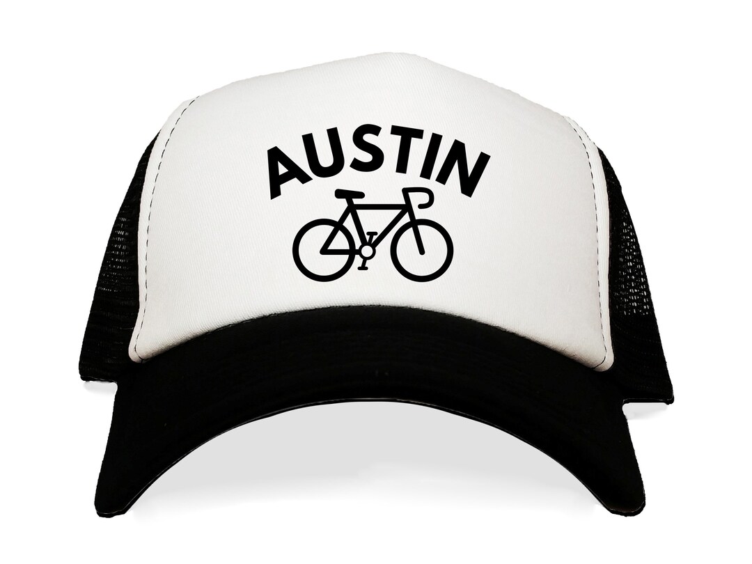 Bike Austin Hat. Modern Texas Cycling Baseball Cap. Biker Gift Apparel ...