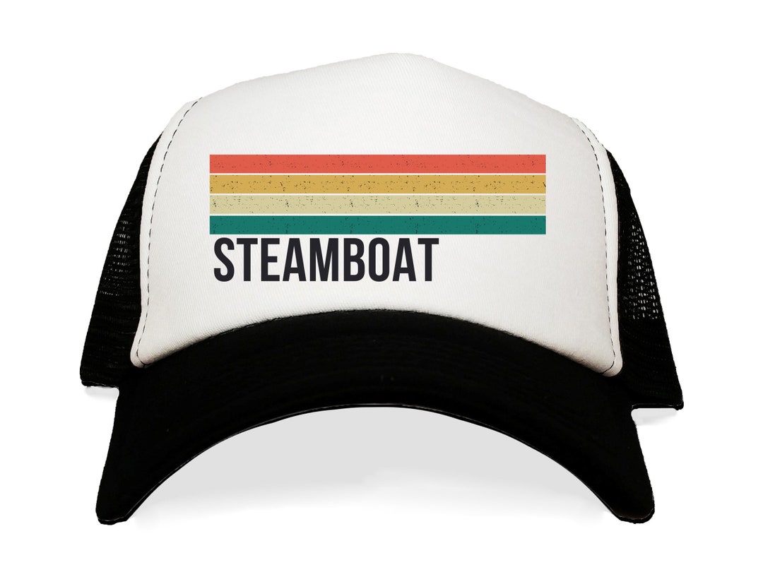 Steamboat Hat. Modern Colorado Baseball Cap. Rocky Mountain Ski Trip ...