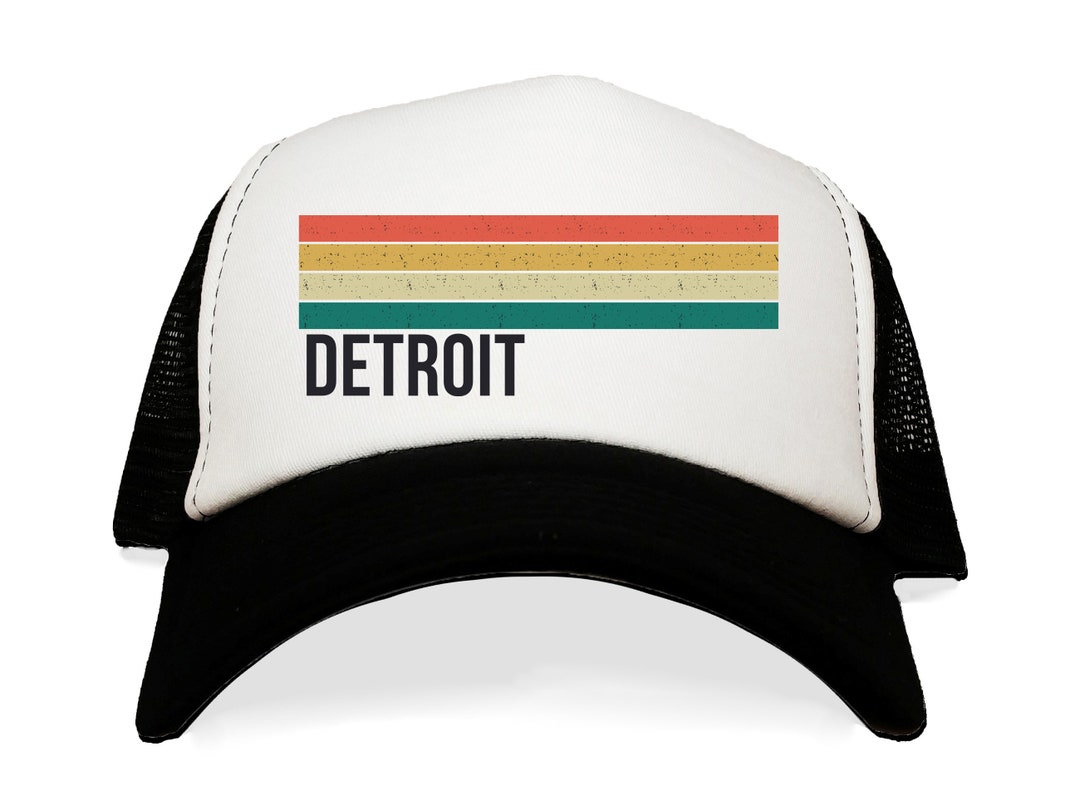 Detroit Hat. Modern Michigan Baseball Cap. Motor City Gift Apparel ...