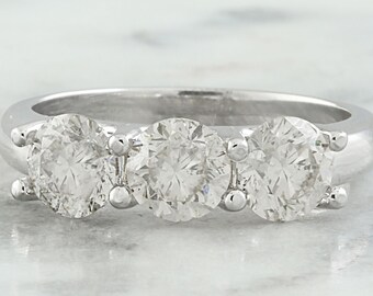 Cushion Moissanite Diamond Ring 14K White Gold HOLIDAY SALE | Etsy