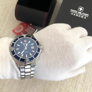 Vintage Swiss Military HANOWA Men's Quartz Watch – 46 Mm | Sapphire ...