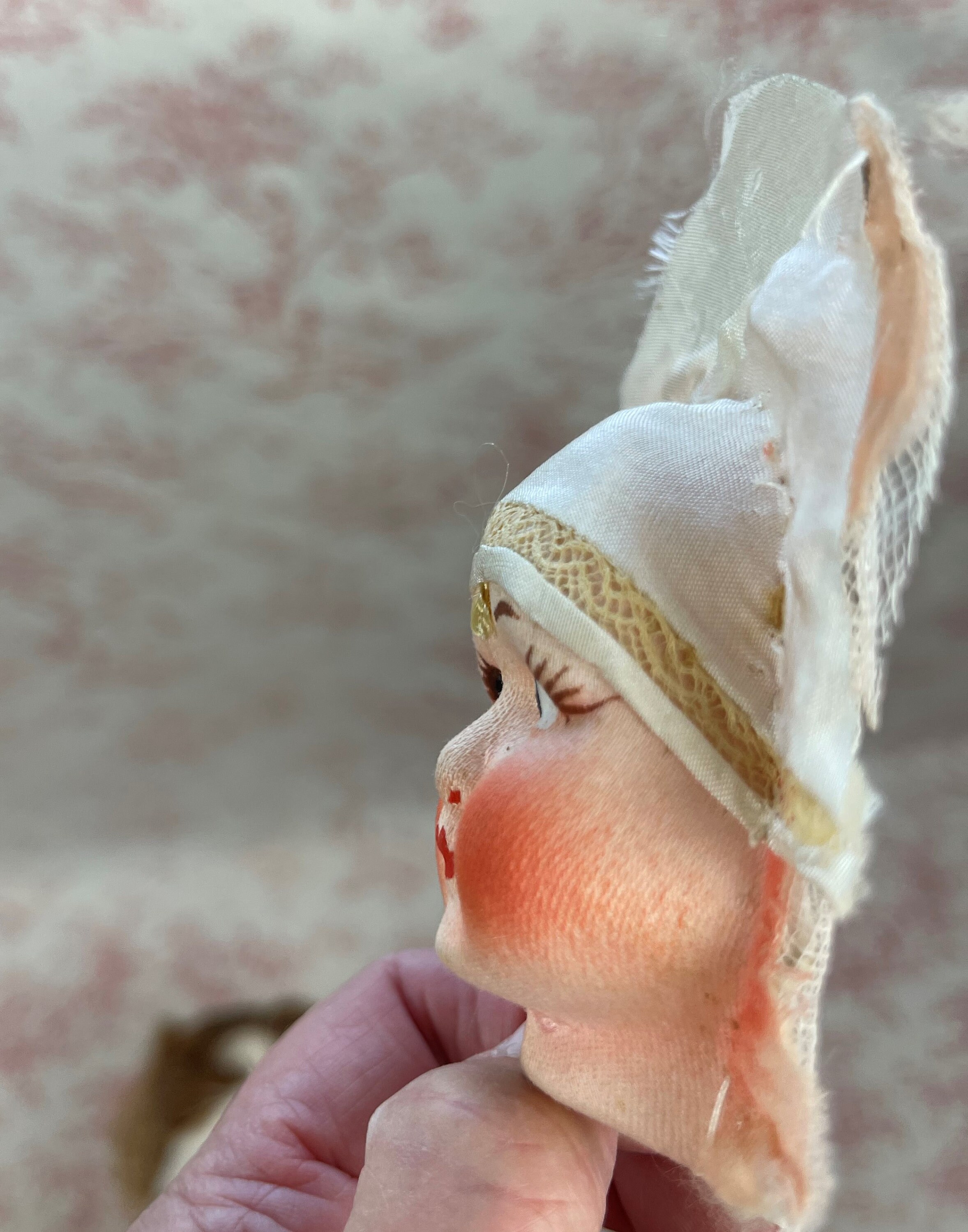 Cloth Boudoir Face With Ribbon Trim - Etsy