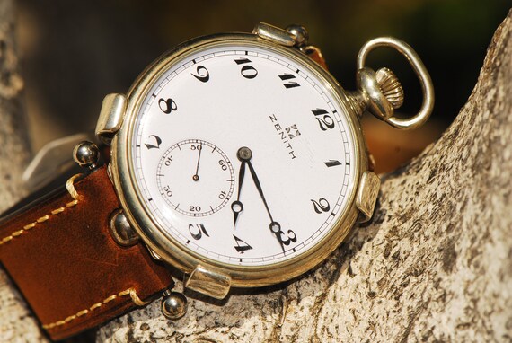 Beautiful Zenith pocket watch, converted by Revenant … - Gem