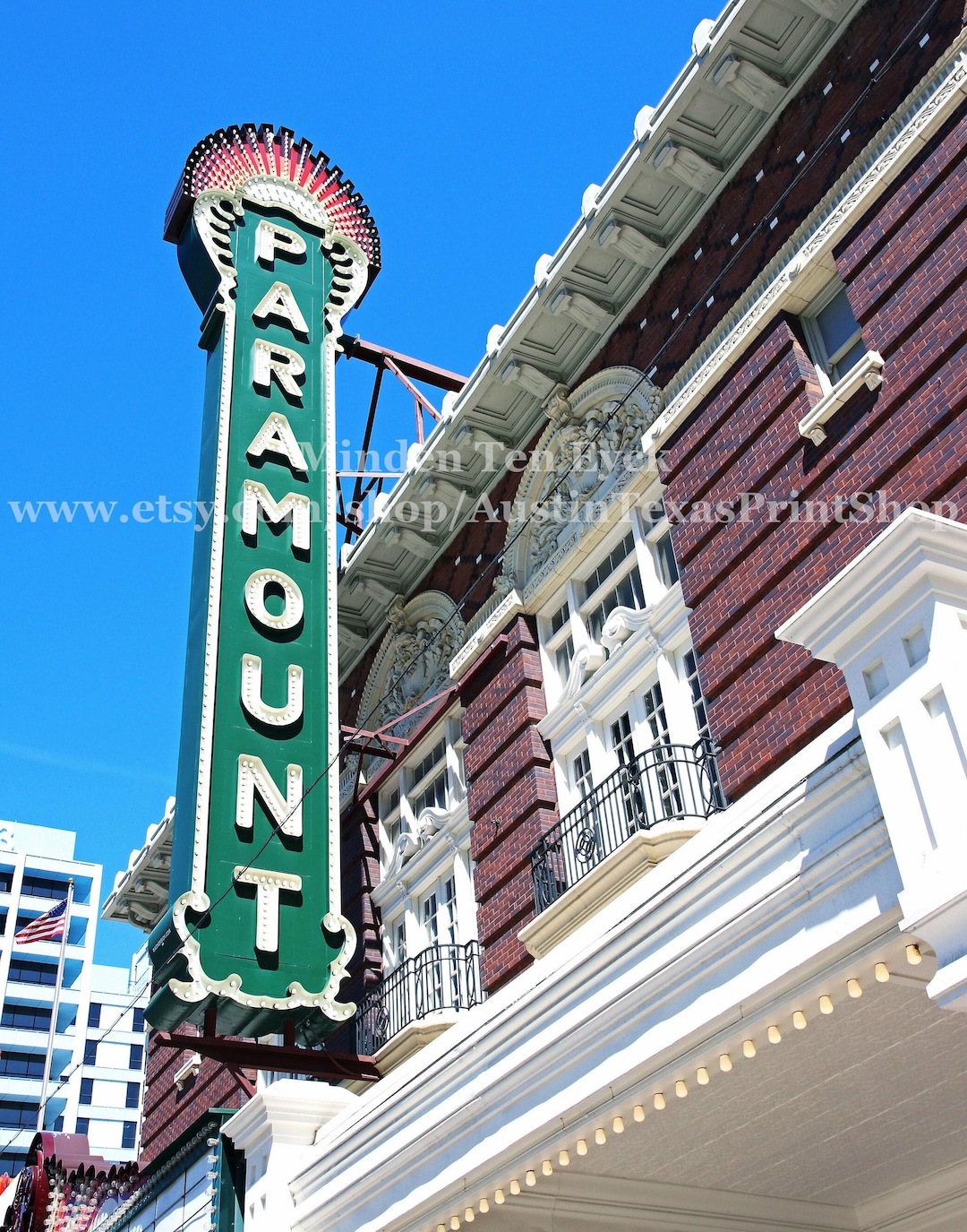 Paramount Theatre Sign Photo Print: Austin Landmark Art - Etsy