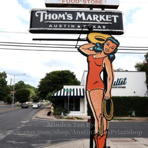 Thom's Market Austin Photo Print: Barton Springs Road Vertical - Etsy