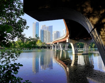 Pfluger Pedestrian Bridge Downtown Austin Texas - Etsy