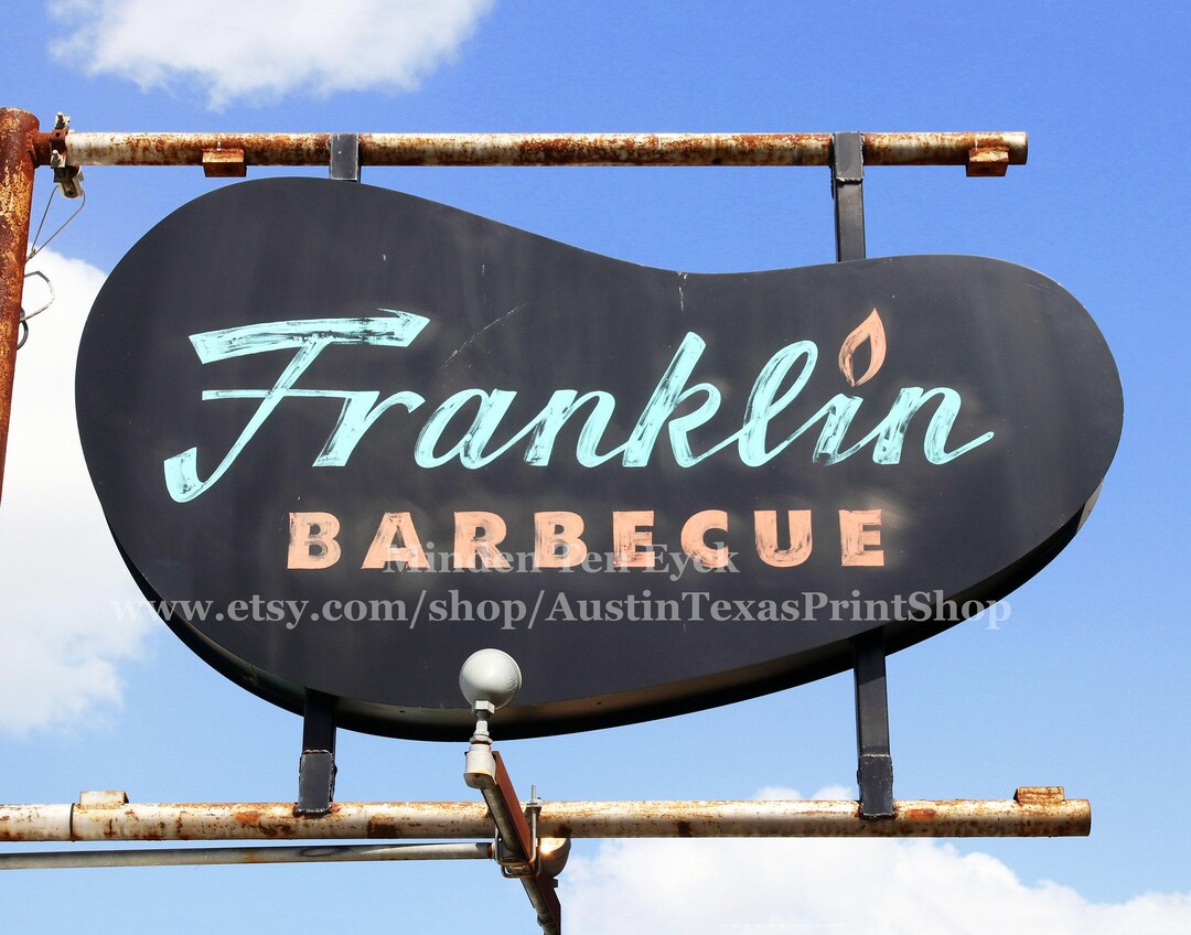 HORIZONTAL Franklin Barbecue Color Photo Print Austin Photography ...