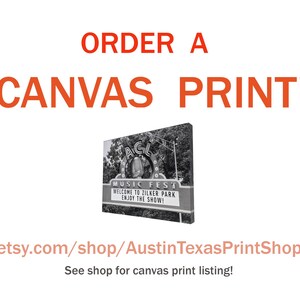 HORIZONTAL ACL Austin Texas Color Photo Print Austin City Limits Music ...