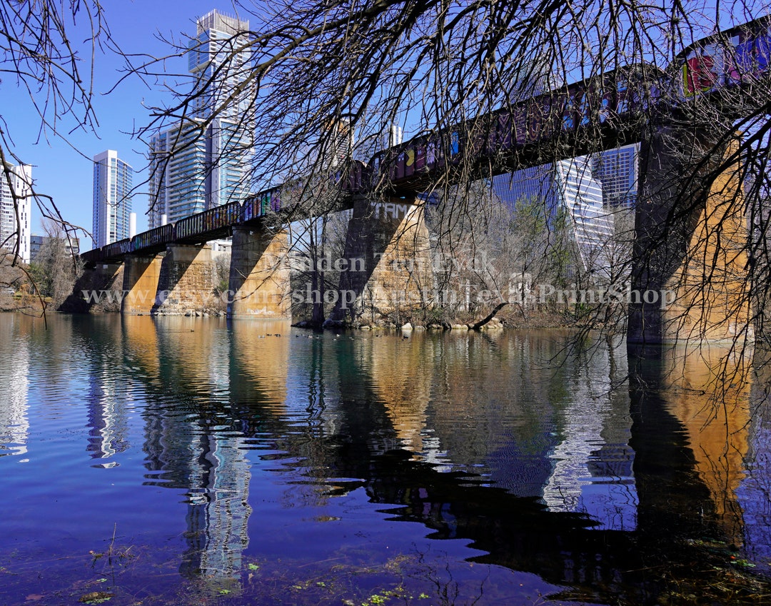 HORIZONTAL Graffiti Bridge Austin Photo Print Lady Bird Lake Atx ...