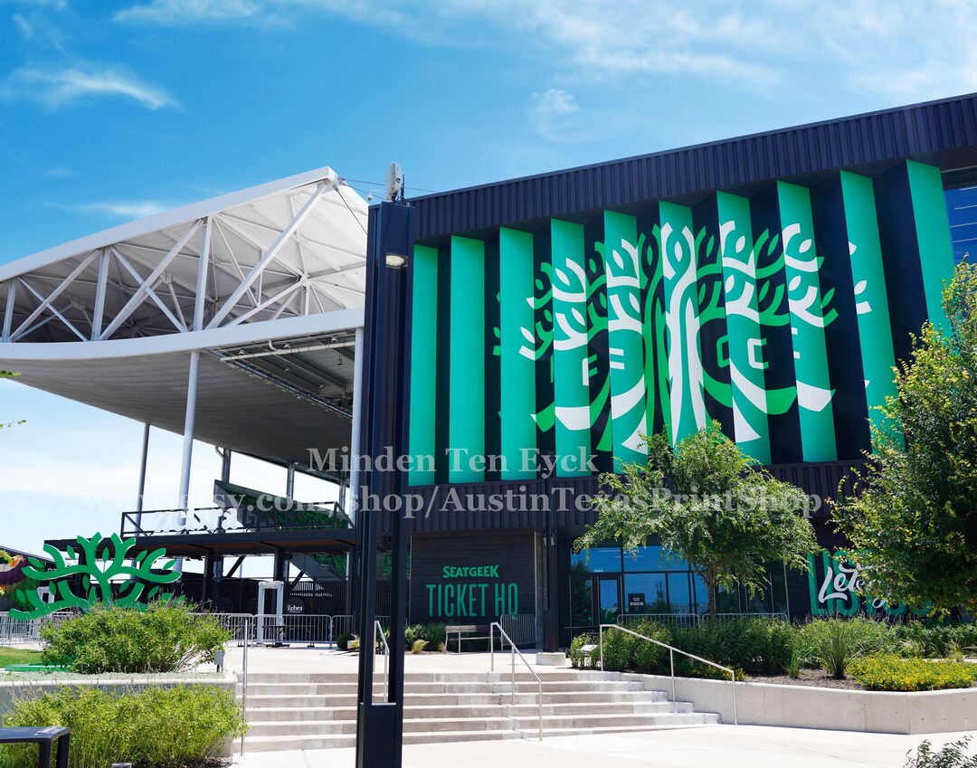 HORIZONTAL Color Austin FC Stadium Photo Print, Austin Texas Football ...