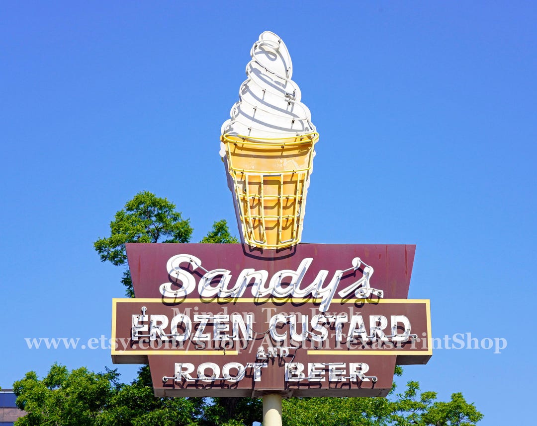 HORIZONTAL Sandy's Old Fashioned Hamburgers Photo Print Austin ...