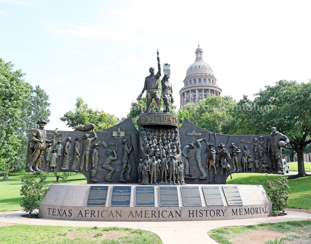 Texas African American History Memorial Austin Texas Capitol - Etsy