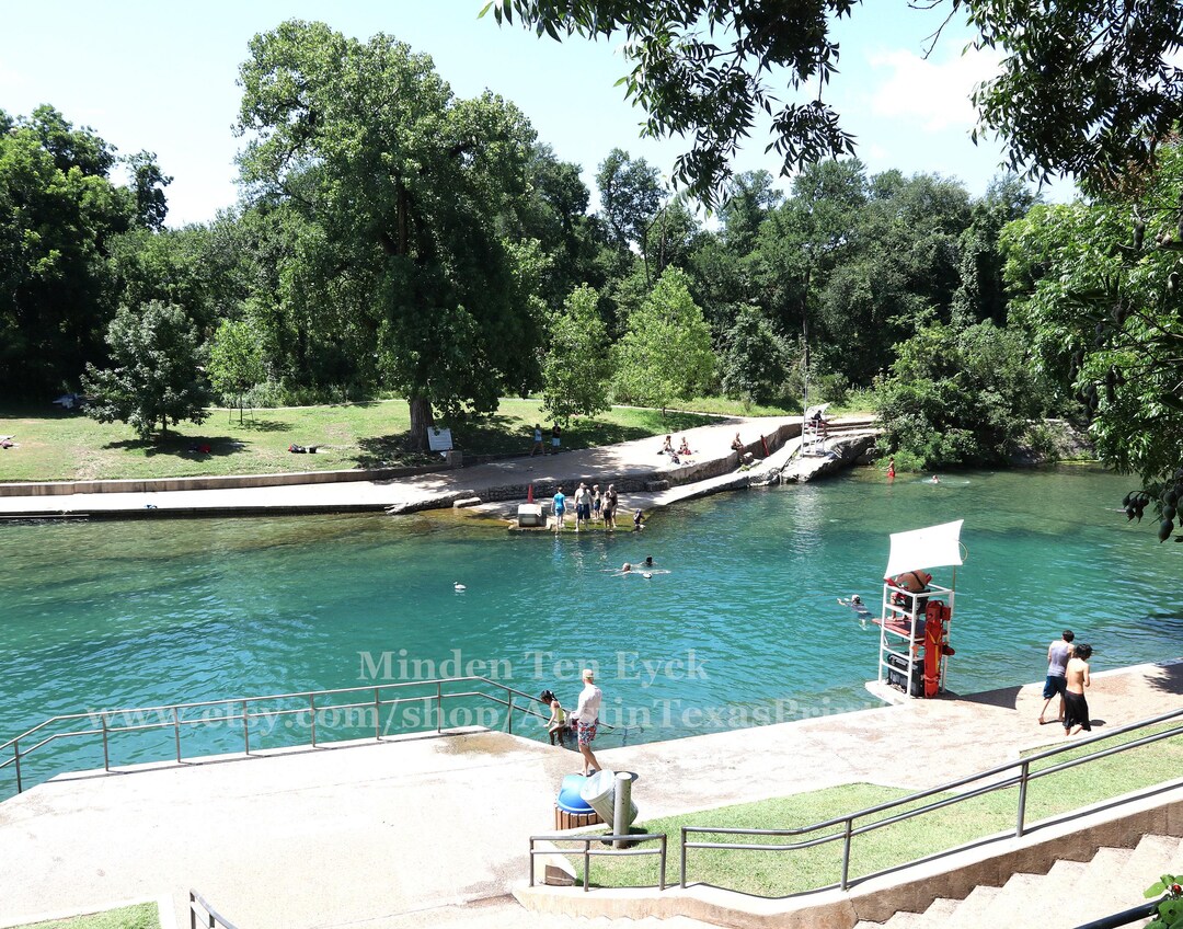 Barton Springs Pool Photo Print: Austin Texas Art - Etsy
