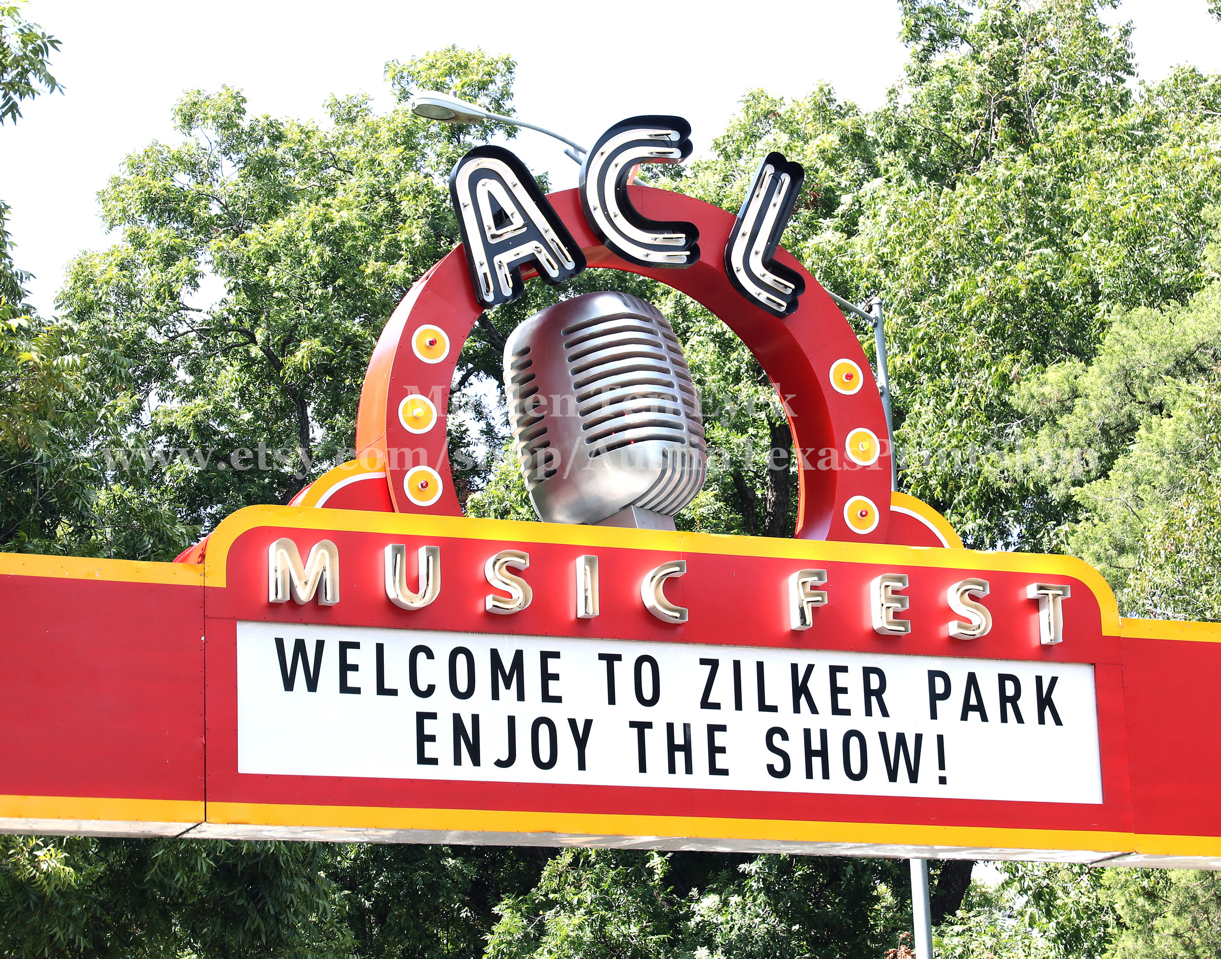 Zilker Park Sign