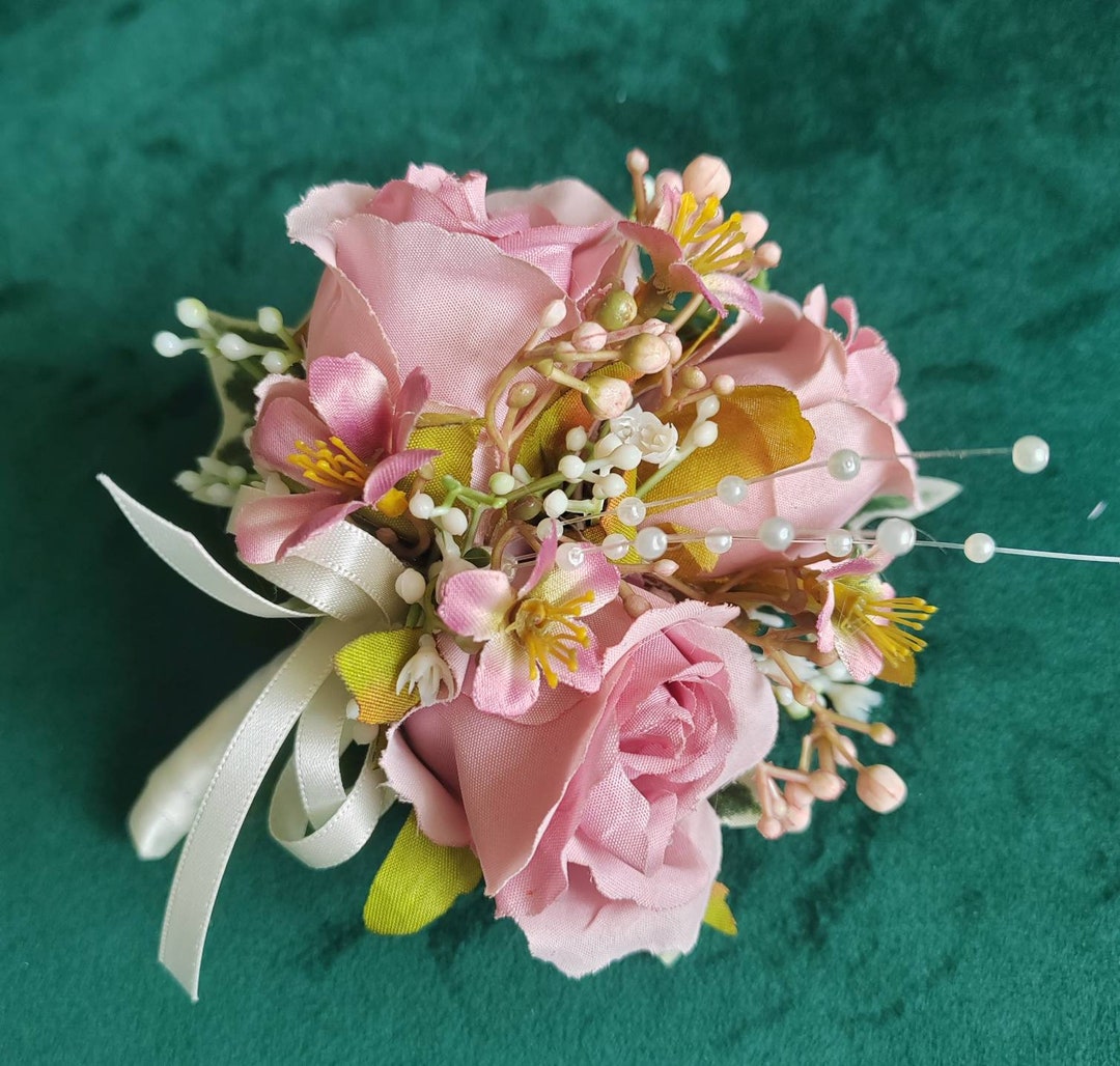 Pretty in Pink Chest Corsage for Mother of the Bride/groom/aunty/nan - Etsy