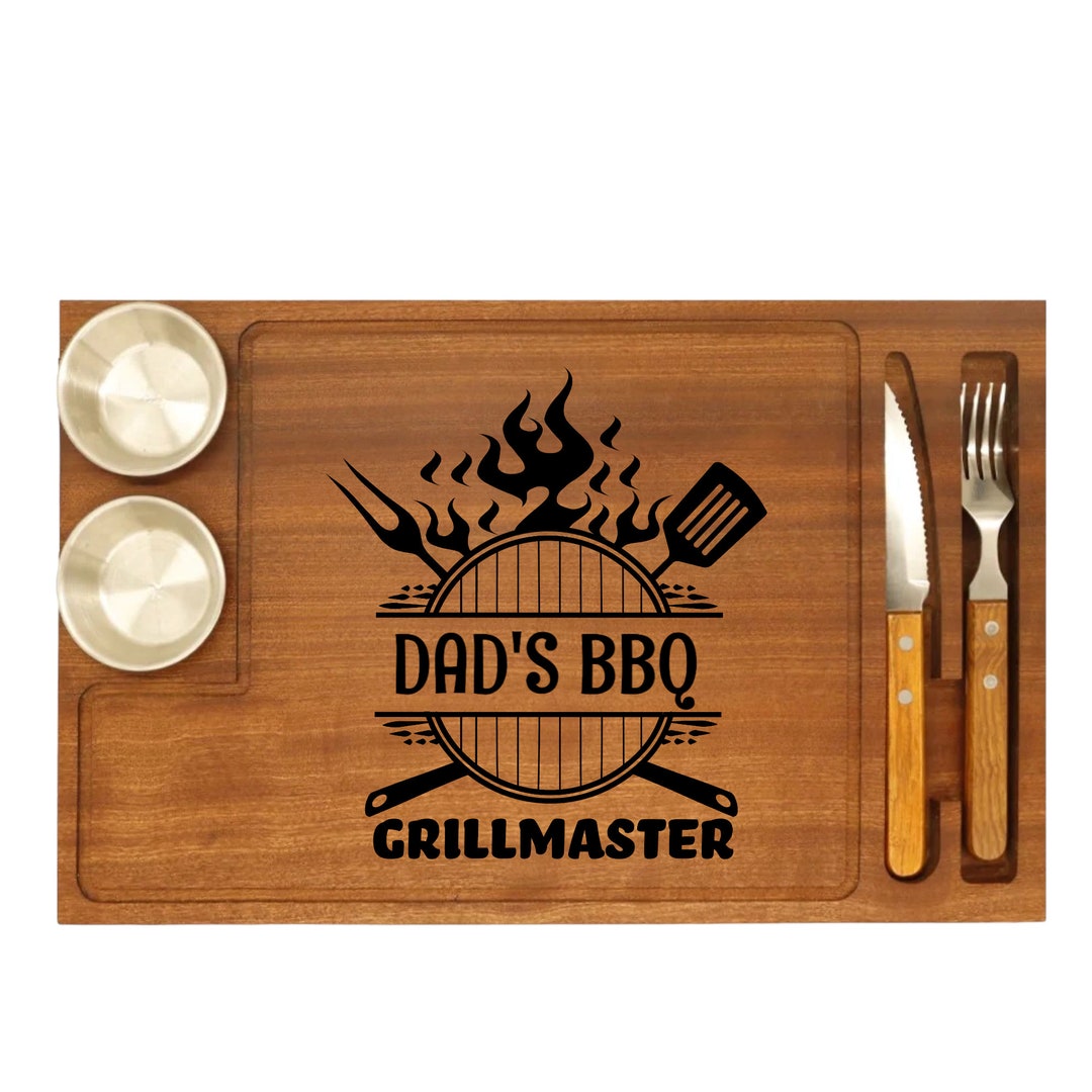 Personalized Engraved BBQ Cutting Board - Fathers Day Gift, Gift for ...