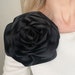 Extra Large Satin Silk Flower Brooch Large Flower Brooch Big - Etsy