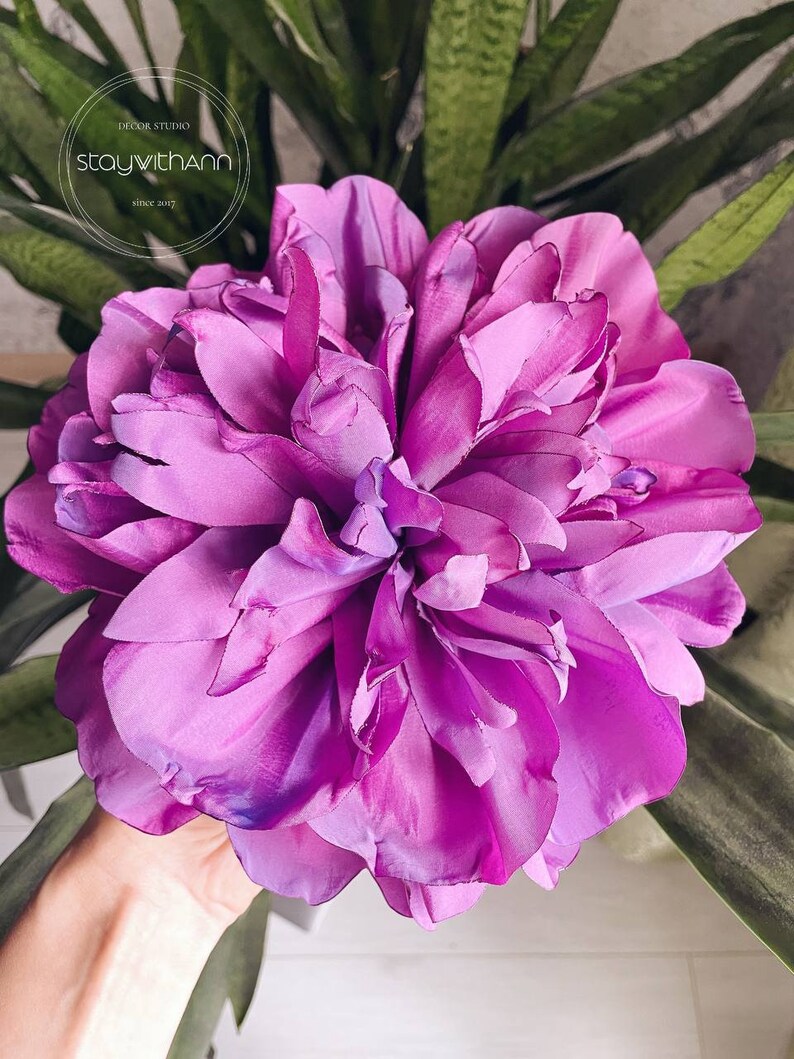Large Flower Brooch Giant Flower Fabric Flower for Prom - Etsy