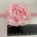 Light Pink Flower Choker Necklace Soft Pink Rose Choker With Flower ...